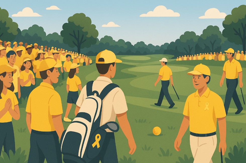 Why Are the Golfers Wearing Yellow Ribbons?